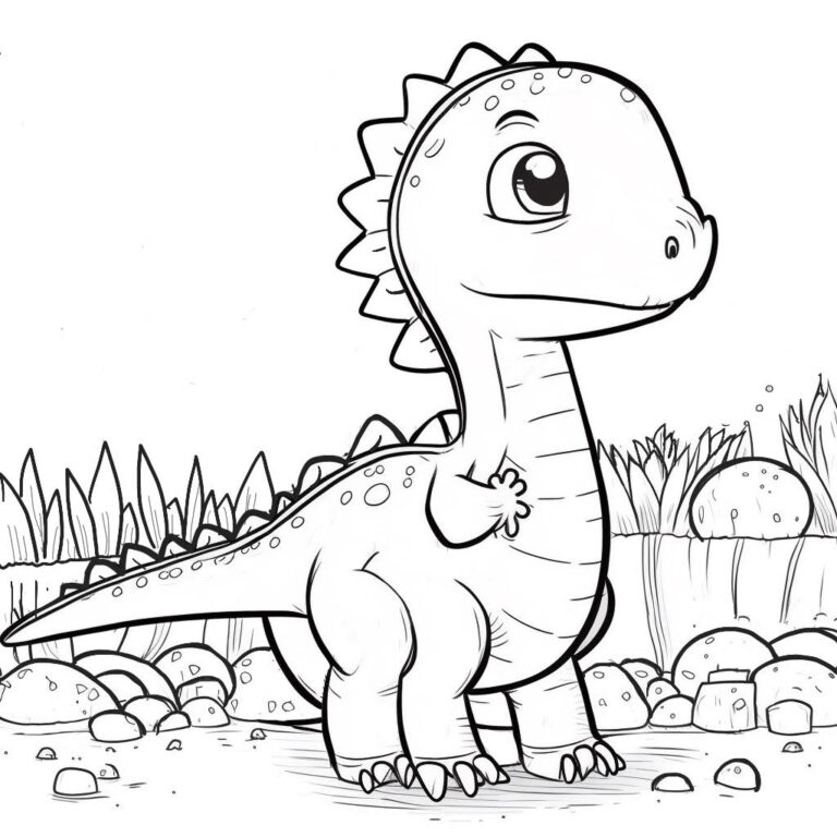Roaring Fun: 5 Dinosaur Coloring Pages for Kids! - mommyandmecreatives