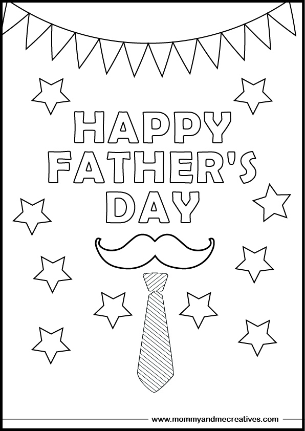 Celebrate Father's Day with Heartwarming Coloring Pages ...
