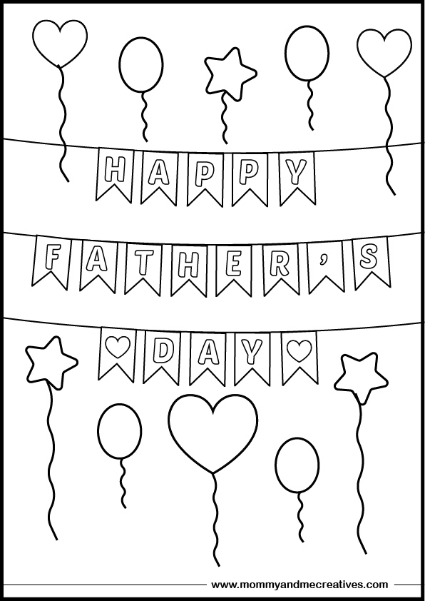 Celebrate Father's Day with Heartwarming Coloring Pages ...
