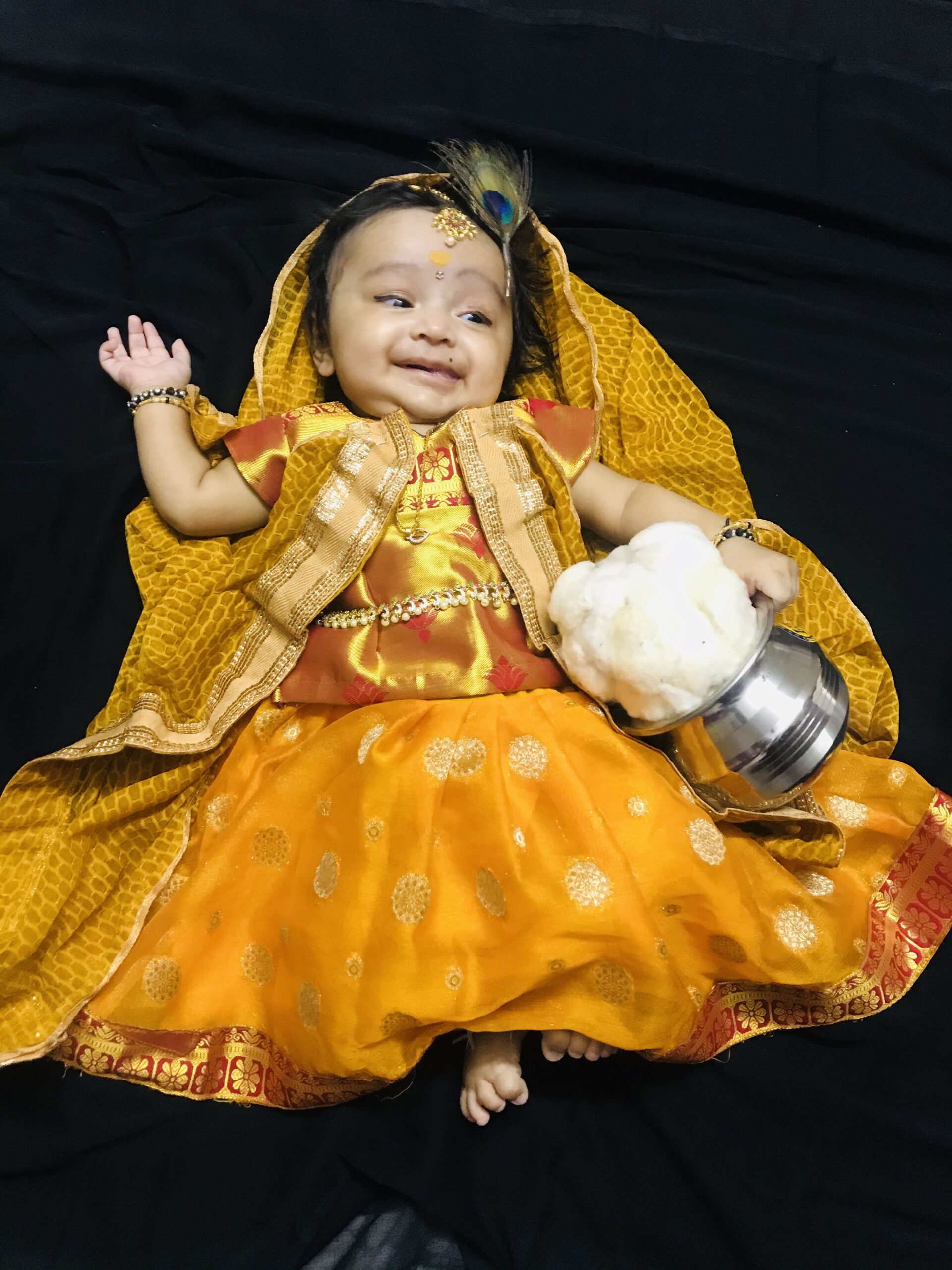 Indian God Baby Costume Photoshoot: A Divine Delight - mommyandmecreatives