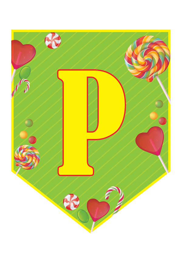 "Sweet Celebrations: Free Printable Candyland Birthday Banner ...